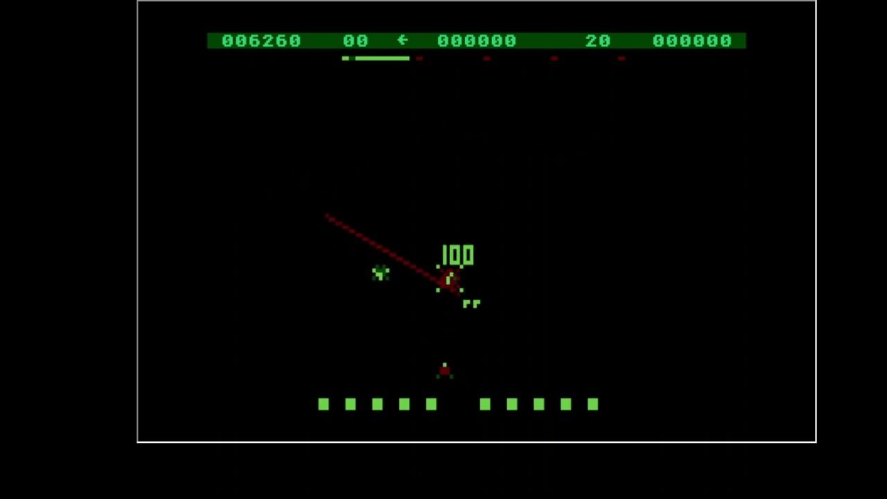 Atari 8-Bit, Emulated, Alien Swarm V6 Beginner, 20580 points - YouTube