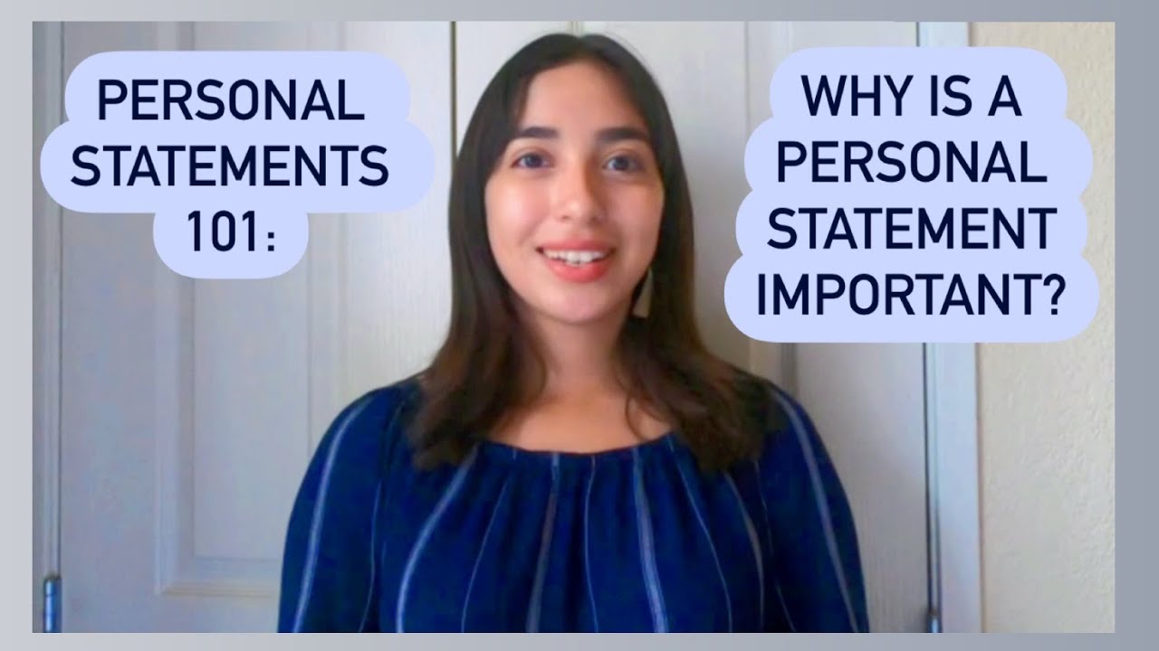 Why Is The Personal Statement Important YouTube why-is-the-personal-statement-important-youtube