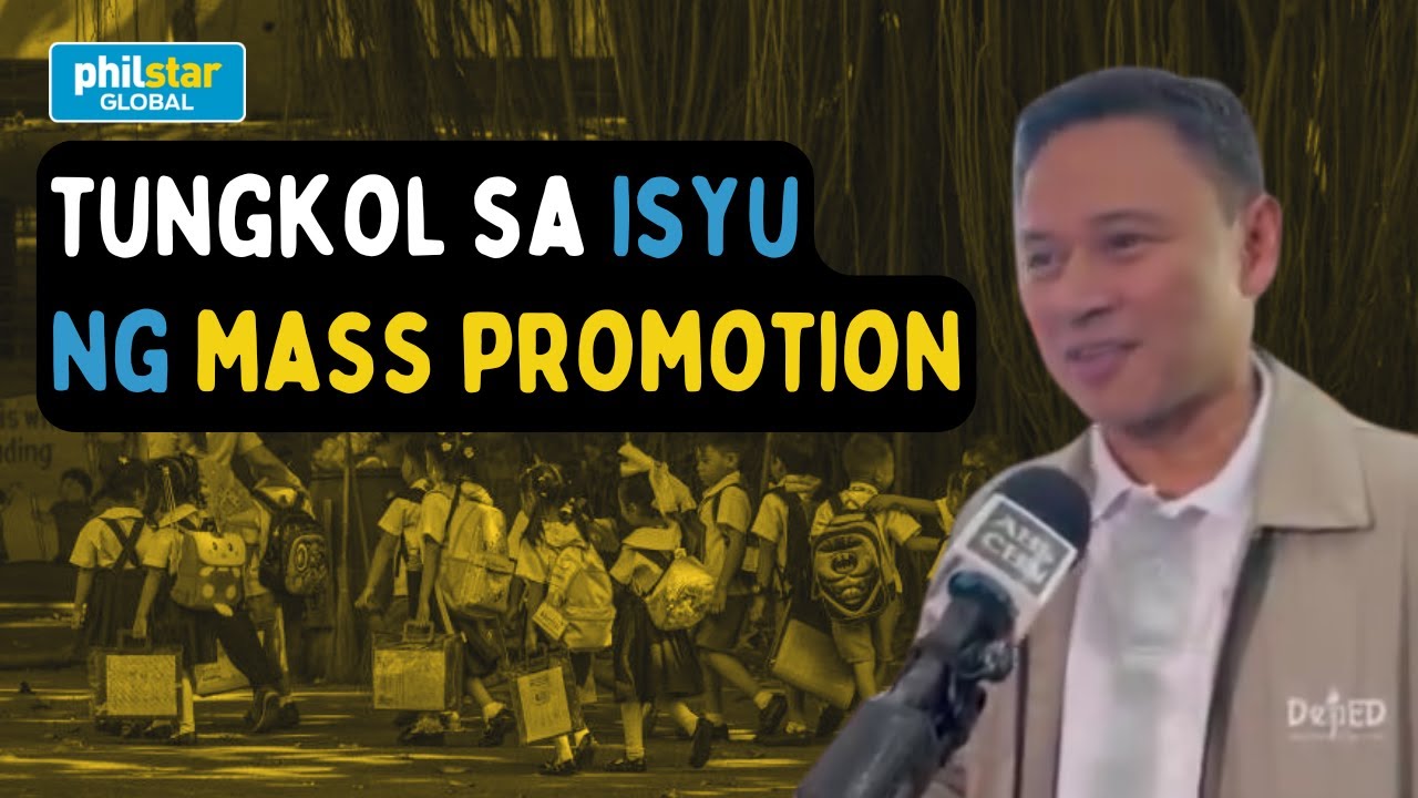DepEd Sec. Sonny Angara nangakong tutugunan ang isyu ng mass promotion ...