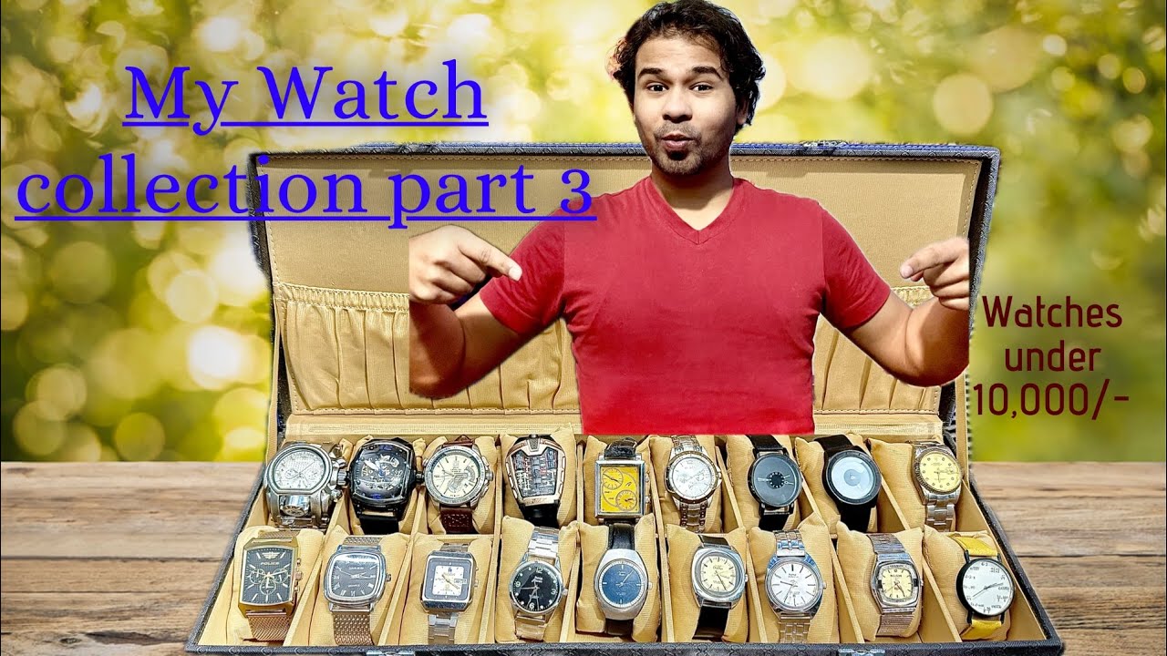My WATCH COLLECTION PART🔥3 All watches under 10,000/- Police|Ricoh|HMT ...