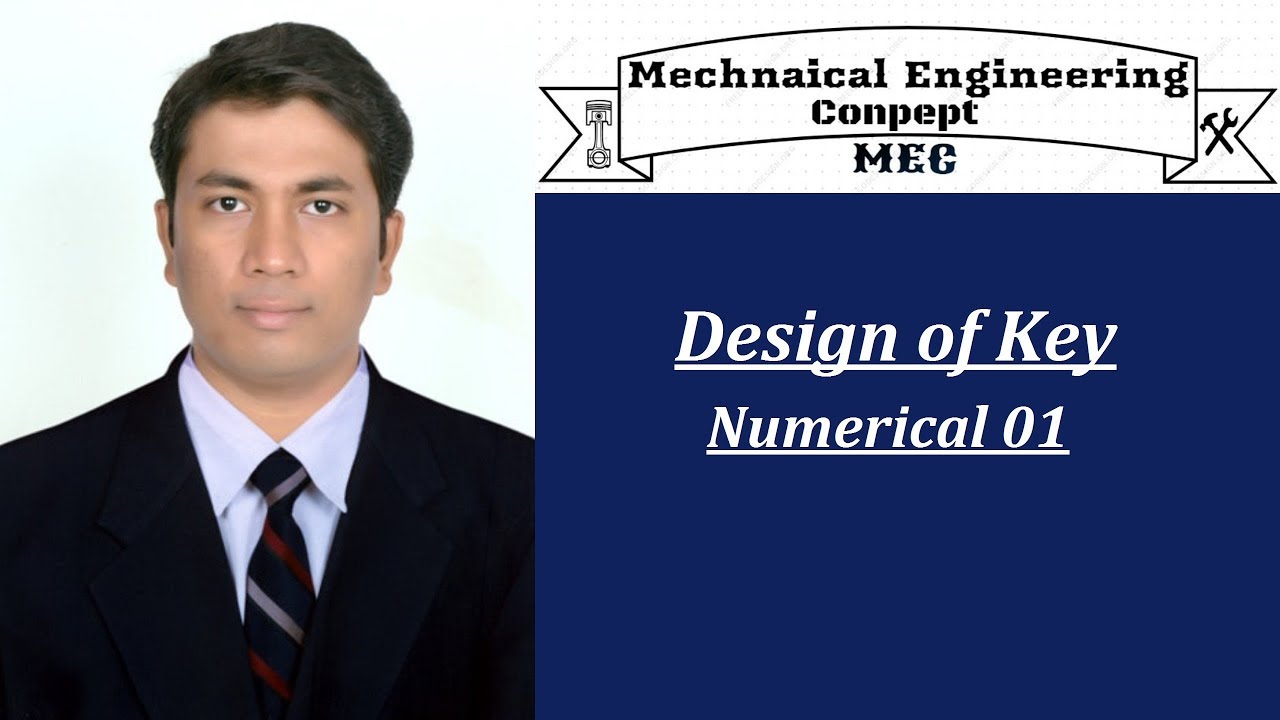 Machine Design I Design of Key Numerical 01 - YouTube