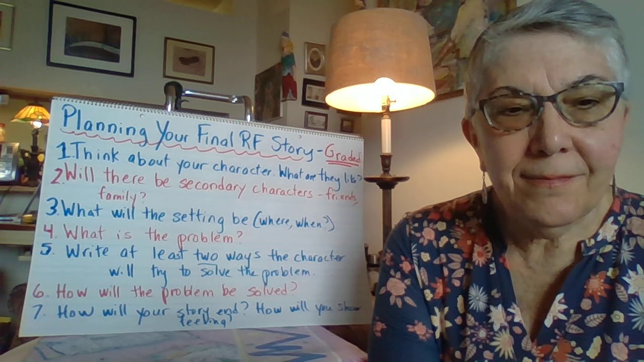Writing Lesson: Planning Final Realistic Fiction Story 3-23-20 - YouTube
