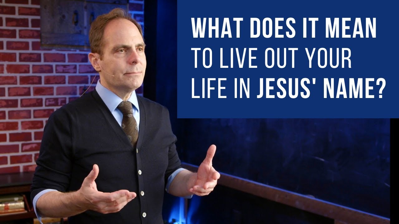 What does it mean to live out your life in Jesus' name? What are we to ...