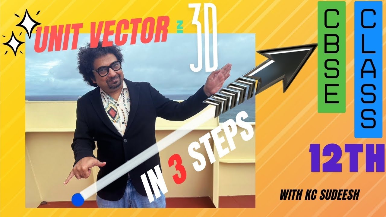 Unit Vector - CBSE Class 12, Vector Algebra - Example no.6 - YouTube