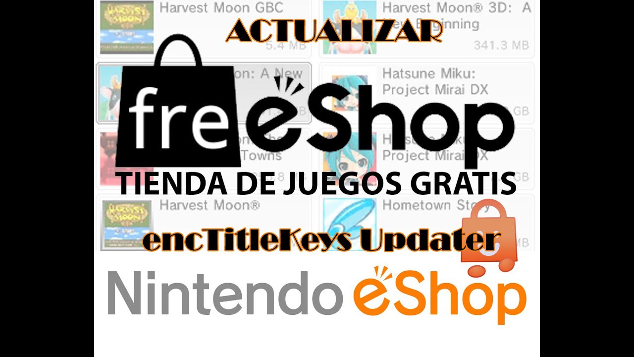 Actualizar tu Freeshop [encTitleKeys Updater] - YouTube