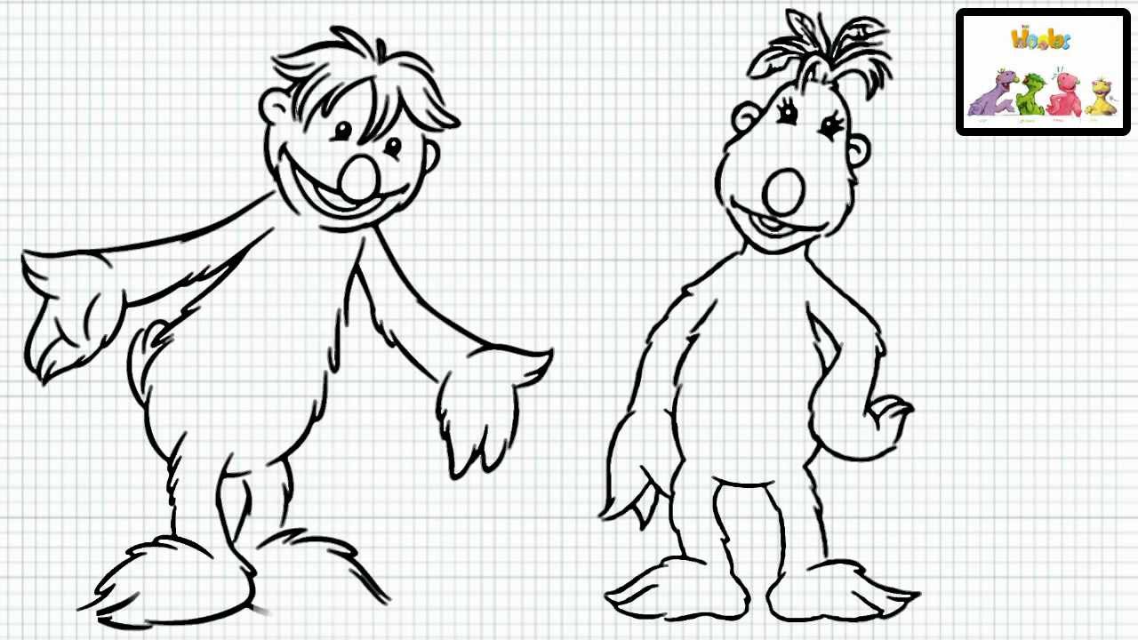 The Hoobs - How to Draw The Hoobs Characters - Iver and Tula - Video ...