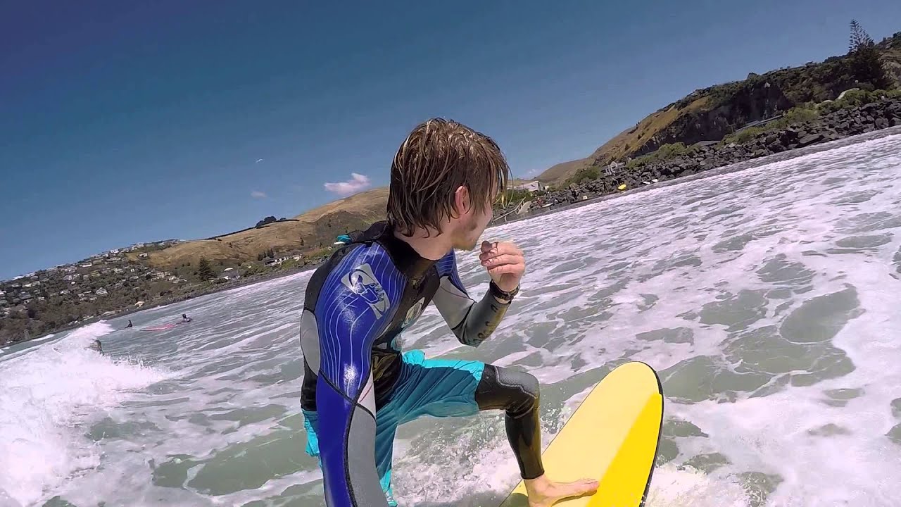 Rafe surfing New Zealand 1 - YouTube
