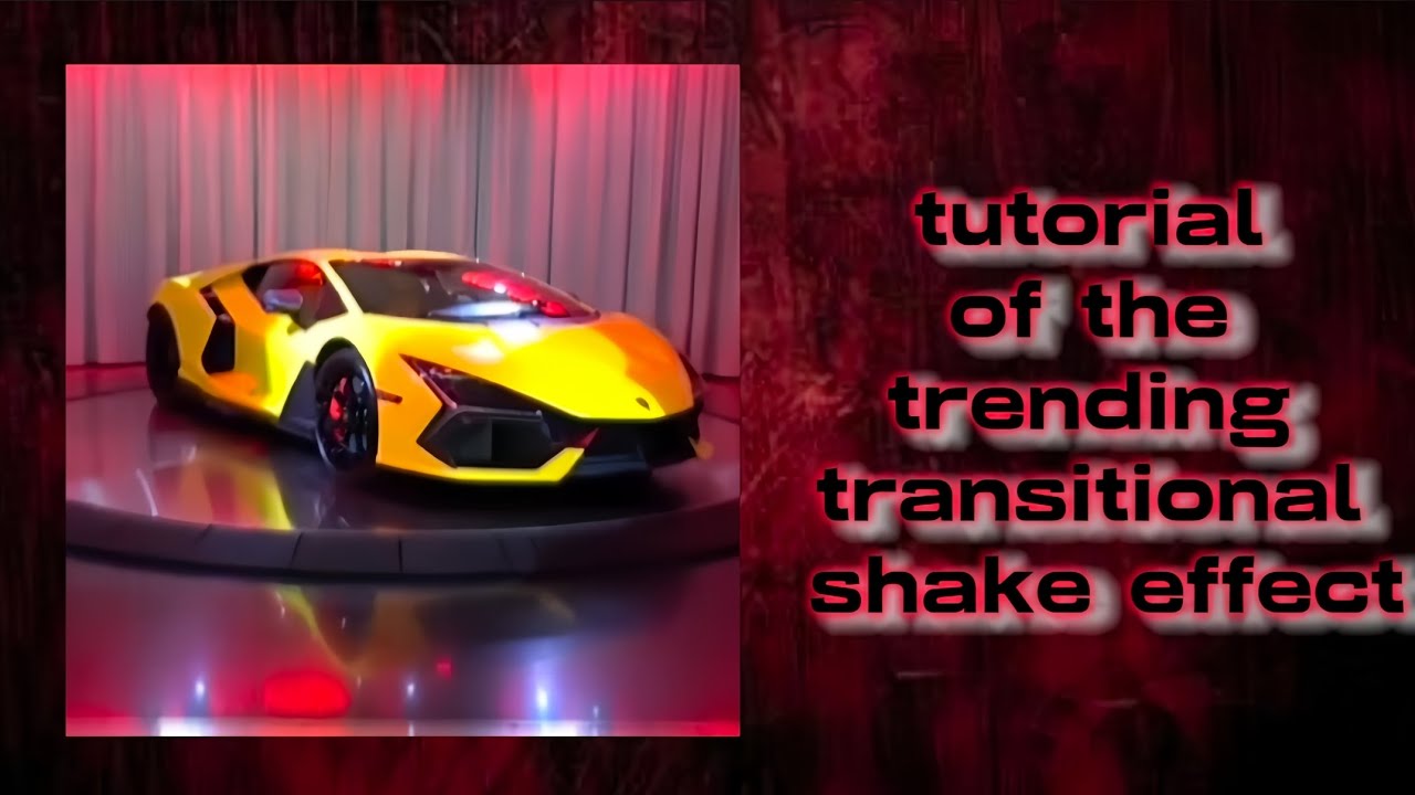 tutorial of the trending transitional shake effect || capcut || # ...