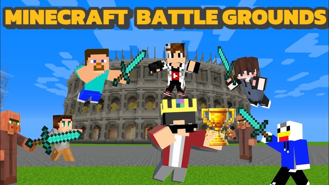 Playing Minecraft battleground for first time|FORWARDPLAYS| - YouTube