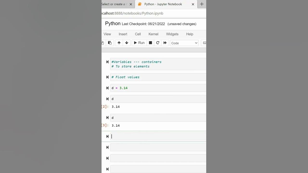 Storing Float values in Python - YouTube