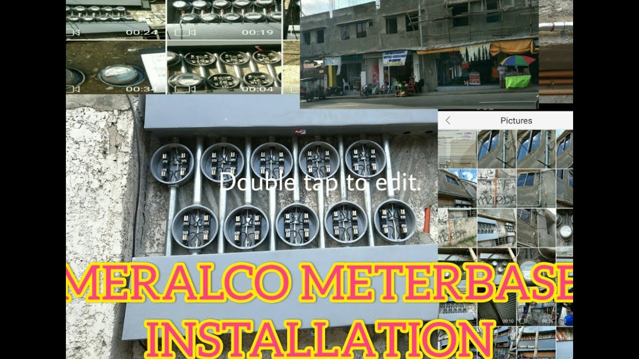 MERALCO METER BASED, WIRE GUTTER AND CIRCUIT BREAKER STEP BY STEP ...