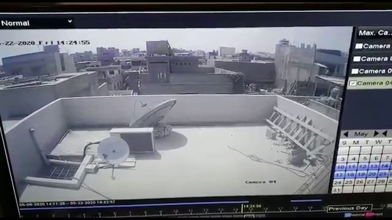 CCTV Footage of PIA flight PK-8303 Crashed | Lahore to Karachi Pakistan ...