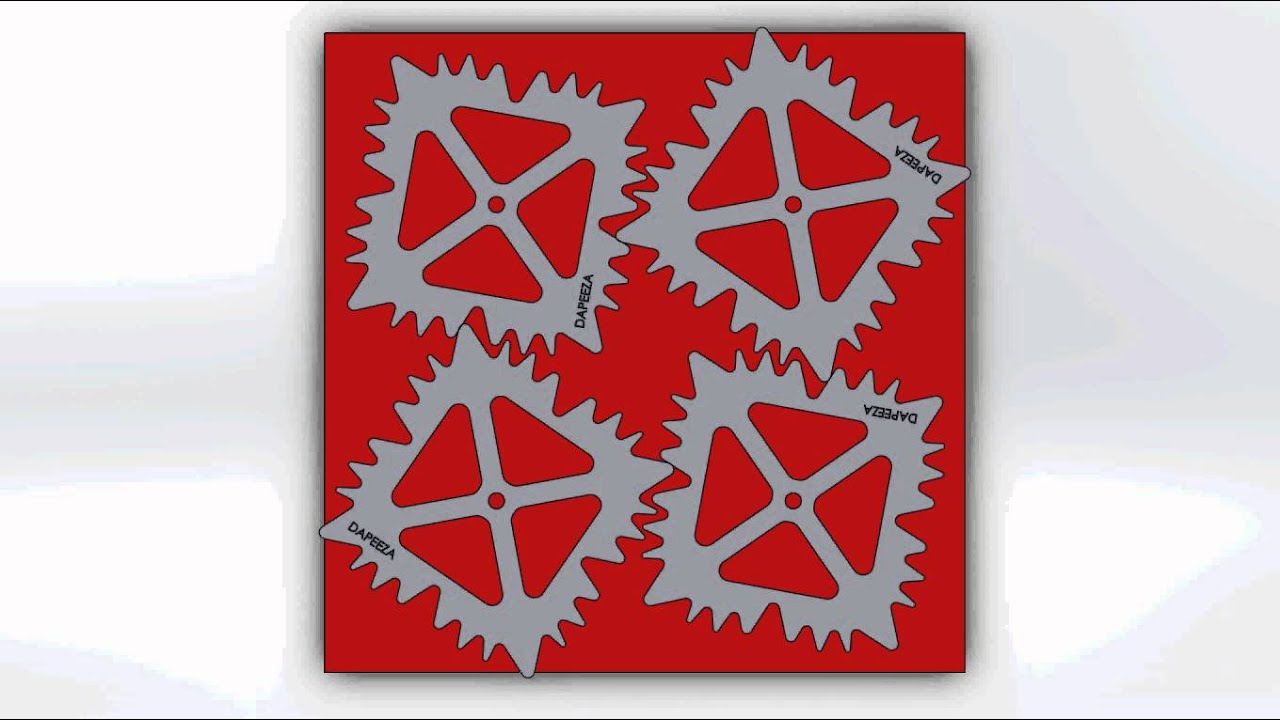 Square Gears by Dapeeza - YouTube