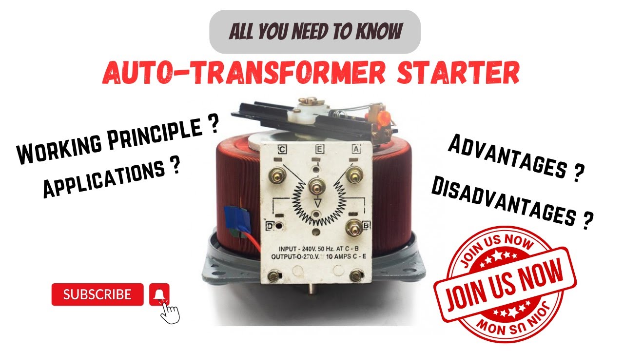 Auto Transformer Starter Explained - Professional Advice - YouTube