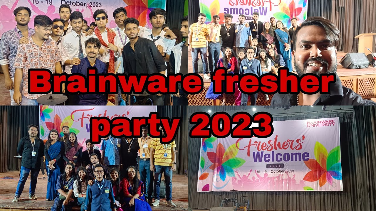 Brainware university fresher party 2023 | Brainware university kolkata ...