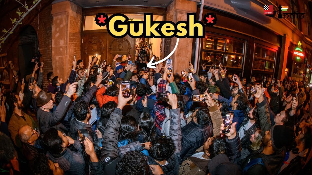 The crazy love that fans showed for Gukesh after he won the FIDE ...