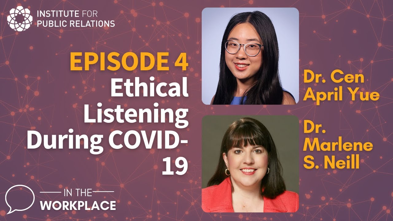 In the Workplace: Ethical listening during COVID-19 - YouTube