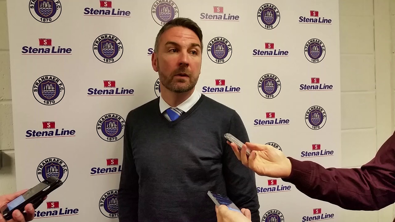 Interview | Stevie Farrell - Stranraer v Motherwell, 21 July 2018 - YouTube
