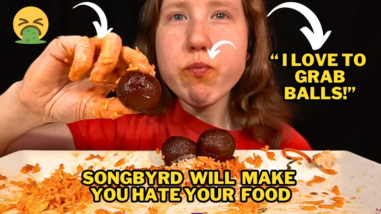 Dumb songbyrd asmr trying to cure your dispression|Songbyrd ASMR food ...