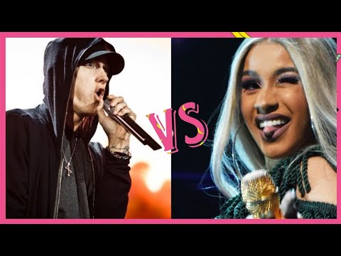 Eminem, Card B' Battle of rappers (Who is the Best) You're Not Money🤪😱 ...