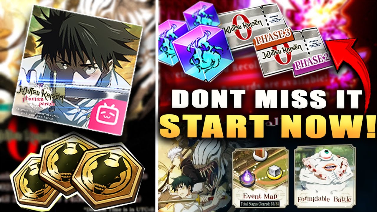 START NOW & GET SUPER RARE REWARDS!!! JJK 0 MAP EVENT FULL GUIDE ...