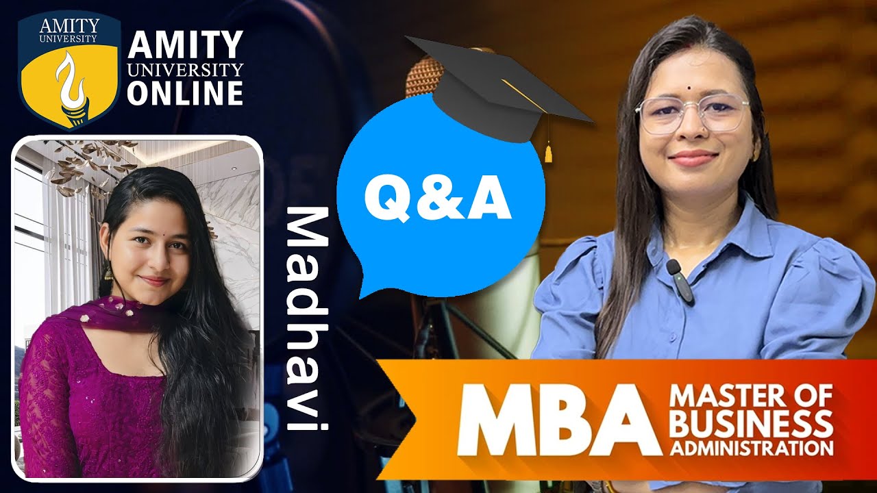 Amity University Student Review (Online MBA) | madhavi | Pursuing Online MBA @CareerWithKomalmam ...