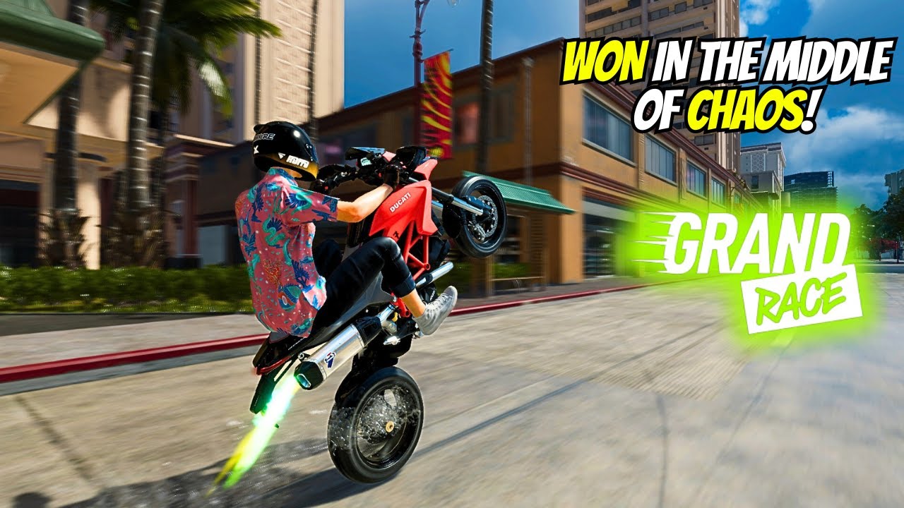 THIS RACE IS CHAOTIC BUT I WON in GRAND RACE The Crew Motorfest # ...