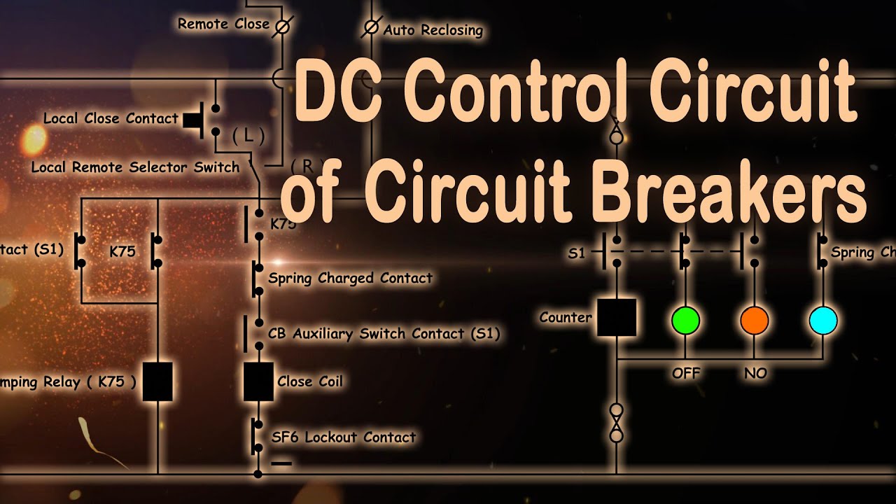 Circuit Breaker Control Circuit | Closing Circuit | Tripping Circuit ...