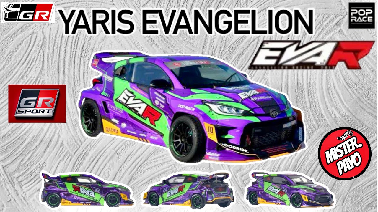 POP RACE TOYOTA GR YARIS EVANGELION EVA TYPE-01 GOODRIDE ACGHK2024 ...
