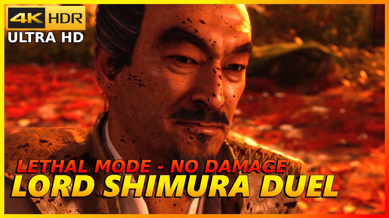 LORD SHIMURA Boss Fight Duel + Both Endings - Ghost Of Tsushima PS5 ...