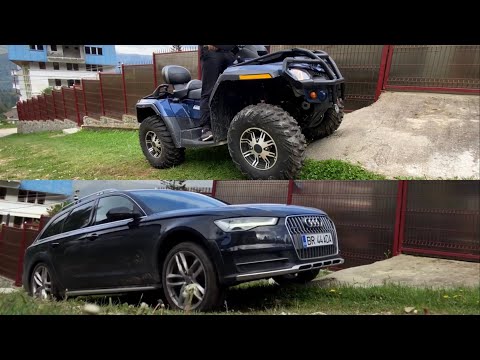 Audi A6 allroad 3.0 BiTDI (320 hp) vs Can-Am Outlander 800R LTD (71 hp) | quattro vs Visco Lok