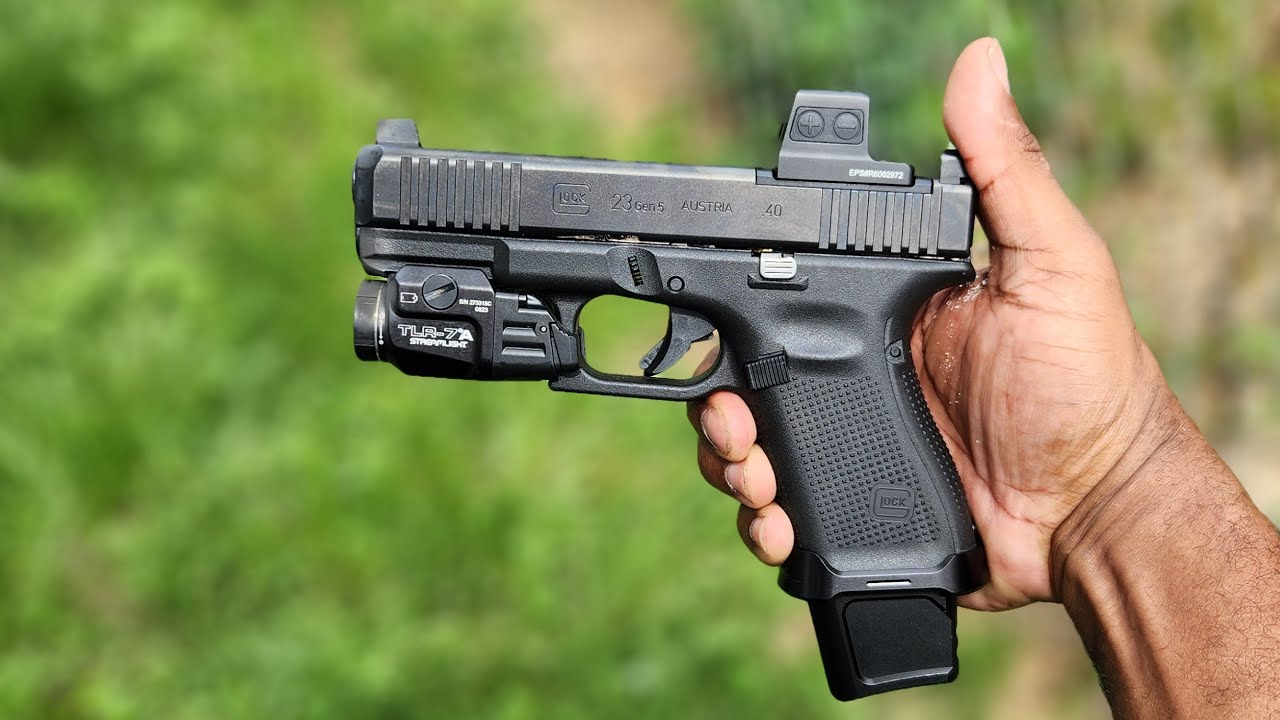 ZEROING my Glock 23 gen 5 - YouTube