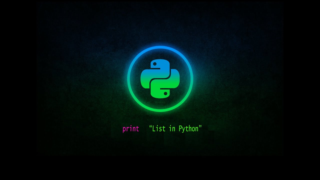 List In Python YouTube List In Python YouTube