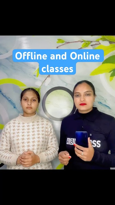 Difference between offline and online classes #offlineclass # ...