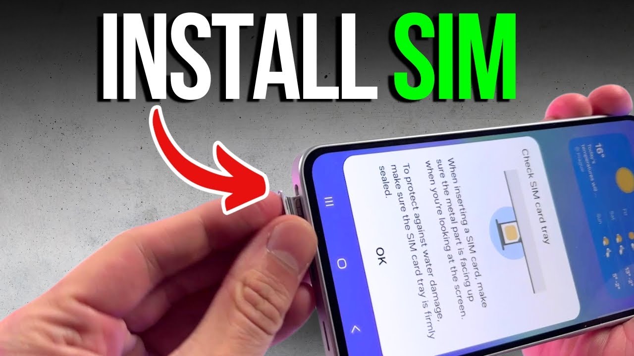 Samsung Galaxy A36 Dual SIM & SD Card Setup Guide - Quick and Easy ...