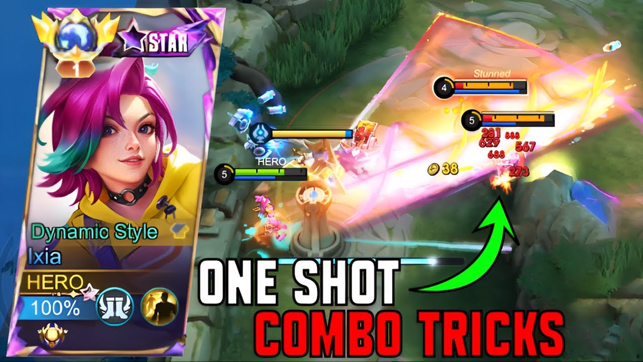 ONLY 0,1% PRO IXIA know this ONE SHOT COMBO TRICKS (1hit delete) | ixia ...