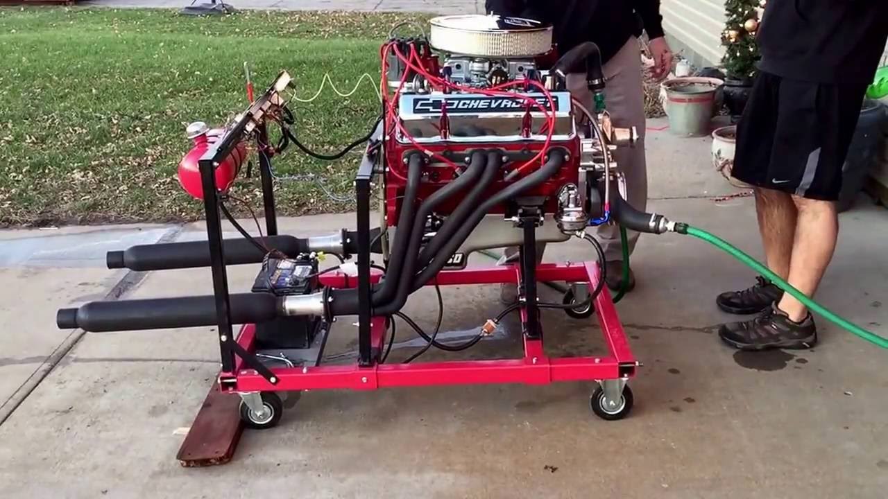 Built Sbc small Block Chevy On Test Stand YouTube