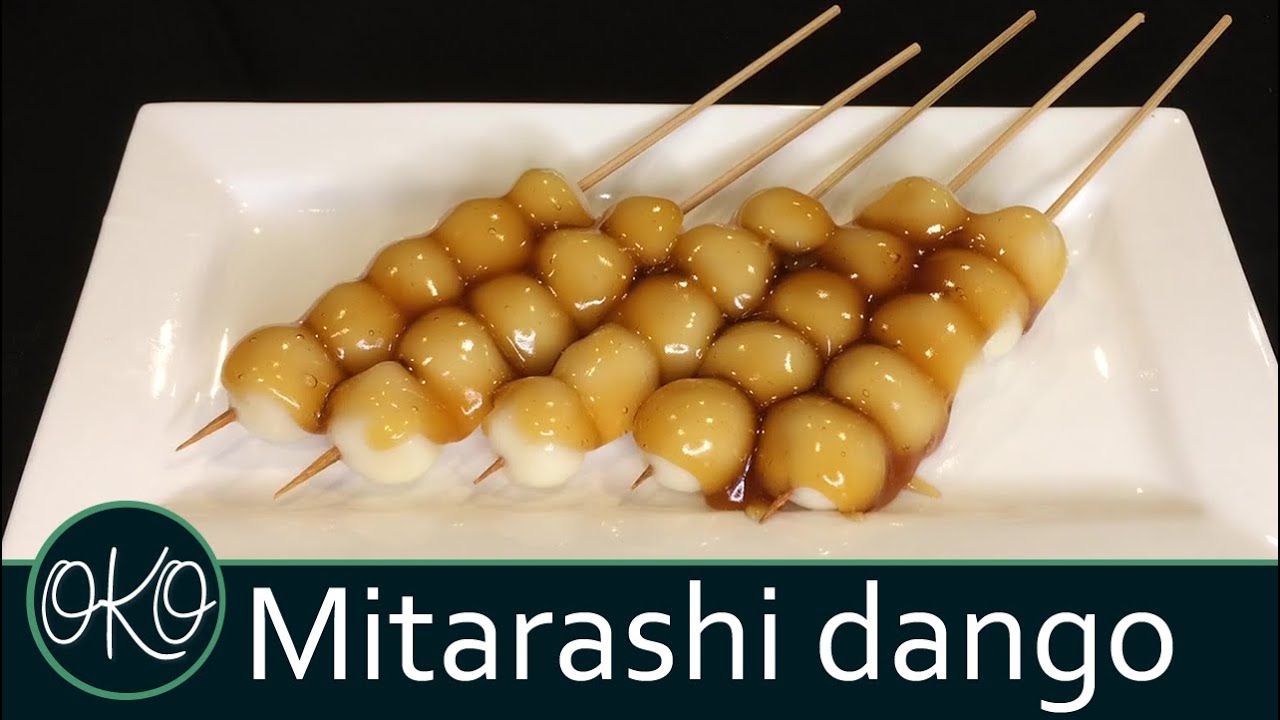 MITARASHI DANGO - learn how to make Mitarashi dango, a recipe for a ...