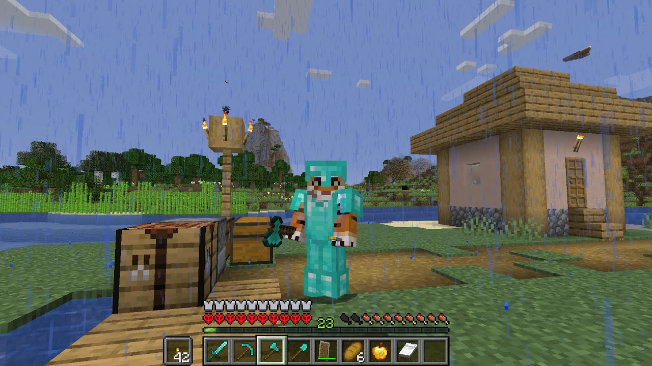 I got full diamond gear in Hardcore Minecraft! Attempt 3 Episode 1 ...