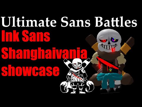 [Roblox Ultimate Sans Battles] Ink Sans Shanghaivania showcase - YouTube