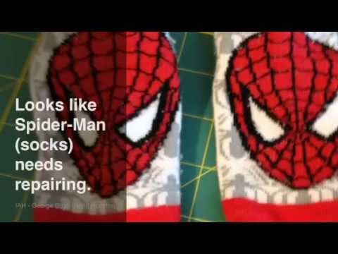 How to Sew Holey Socks - YouTube