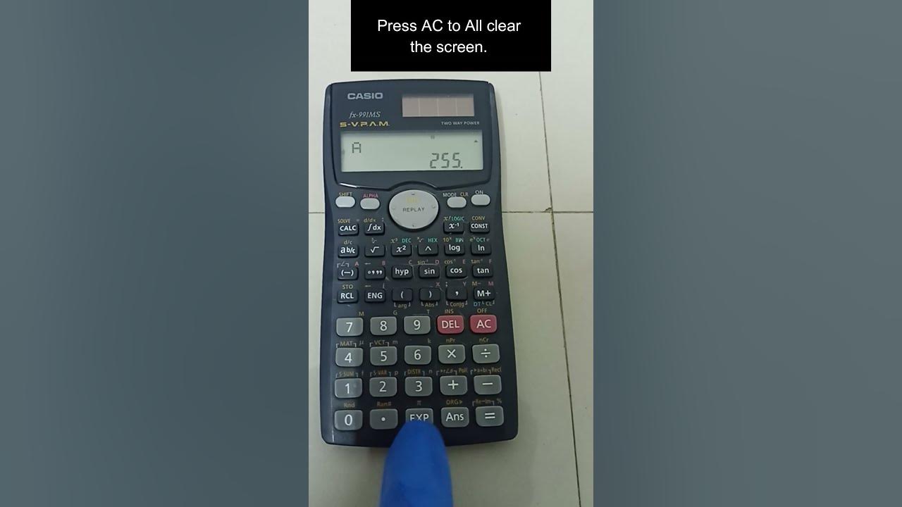Storing Values In Memory Variables Of Calculator Youtube