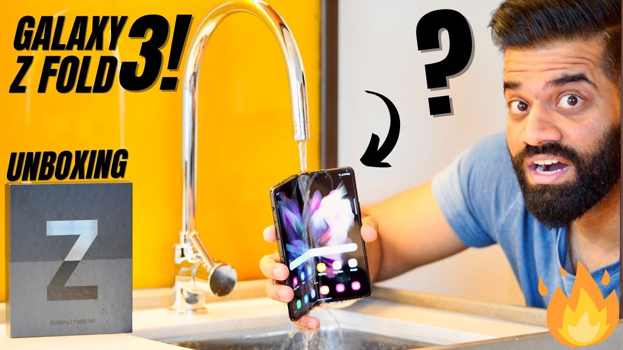 I Did A Huge Mistake!!! Samsung Galaxy Z Fold 3 Unboxing🔥🔥🔥 - YouTube