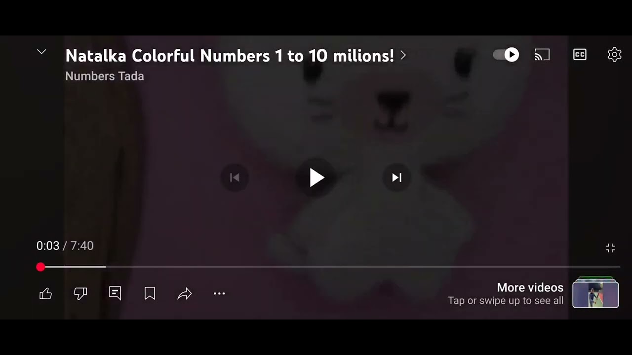 numbers Tada dance - YouTube
