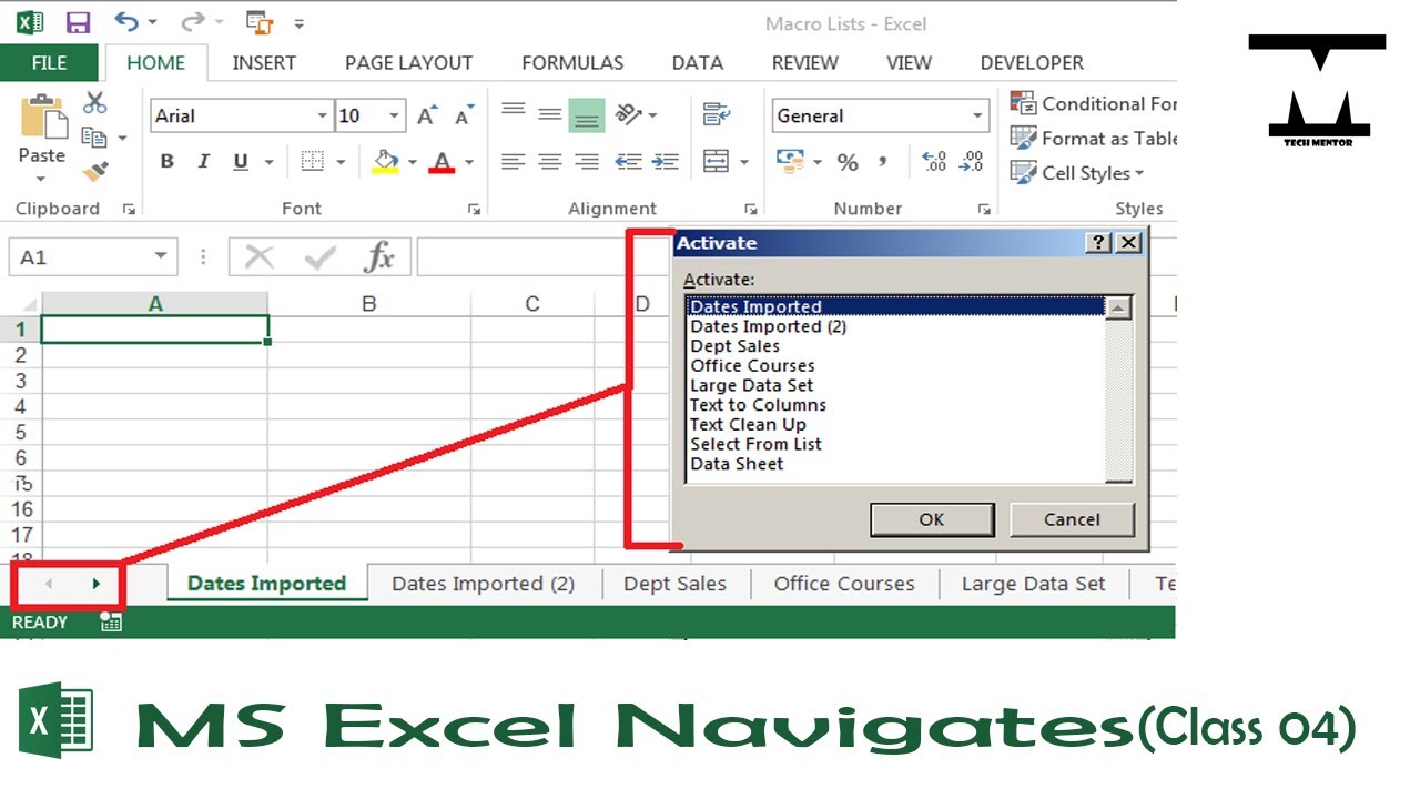 Ms Excel Basic To Advance Class 04 Navigates Excel Excel Msoffice Excelbanglatutorial