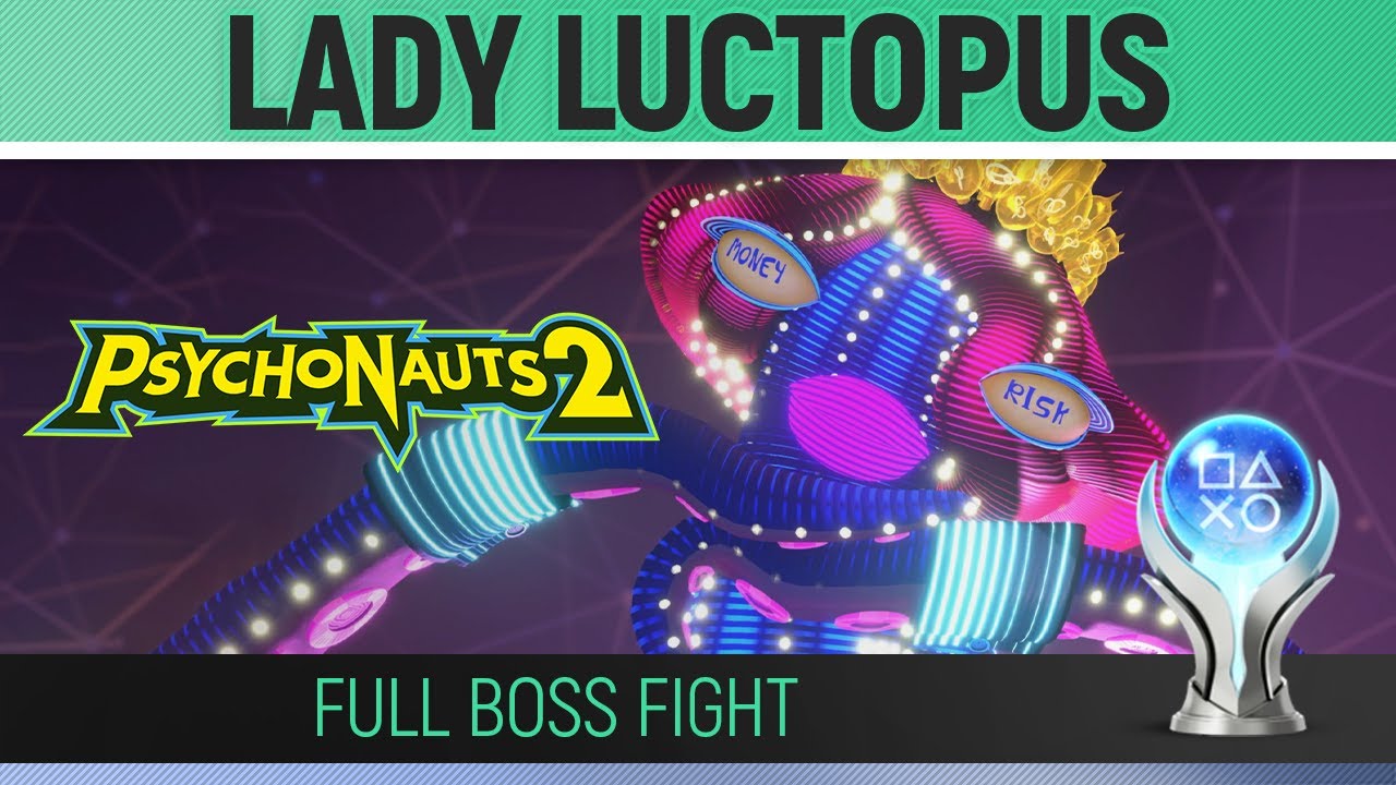 Psychonauts 2 - Lady Luctopus (Boss Fight) 🏆 How to beat Lady Luctopus ...