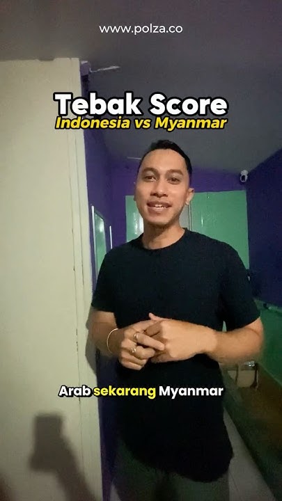 Tebak score Indonesia Myanmar, tebakanya bener, dapet kaos polos dari Polza! #tebakskor # ...