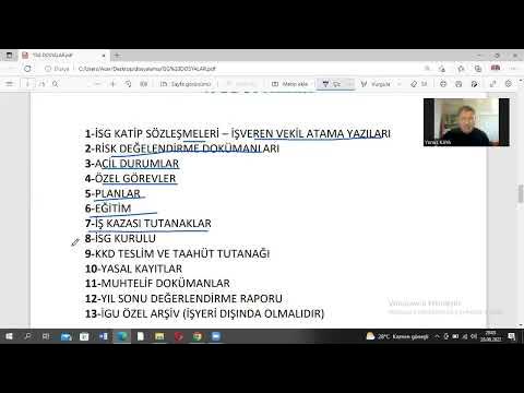 0-İSG DOSYA OLUŞTURMA-SAHA VİDEOLARI -YUNUS KAYA - YouTube