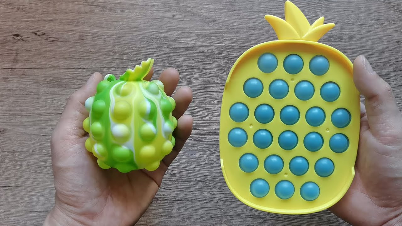 New Pineapple Pop It Unboxing 2021 - 3D Pop It Fidget Toy - YouTube