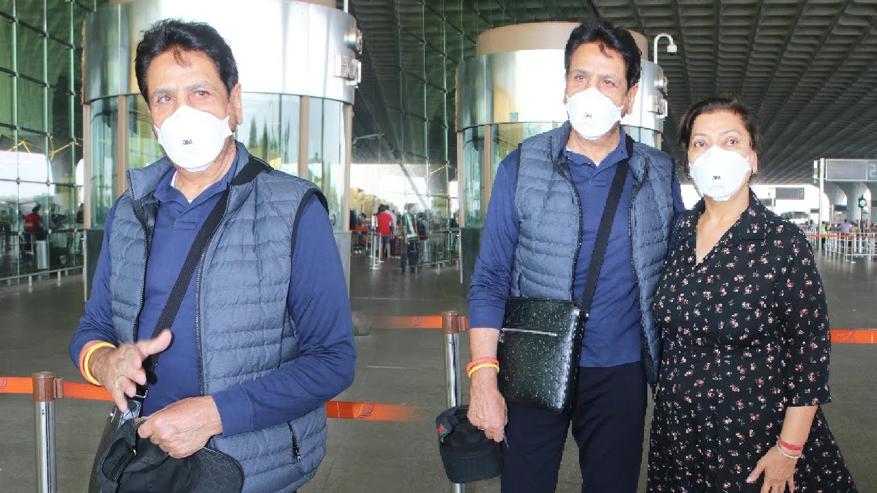 Gurdas Maan With Wife Manjeet Maan Sopotted At Airport - YouTube